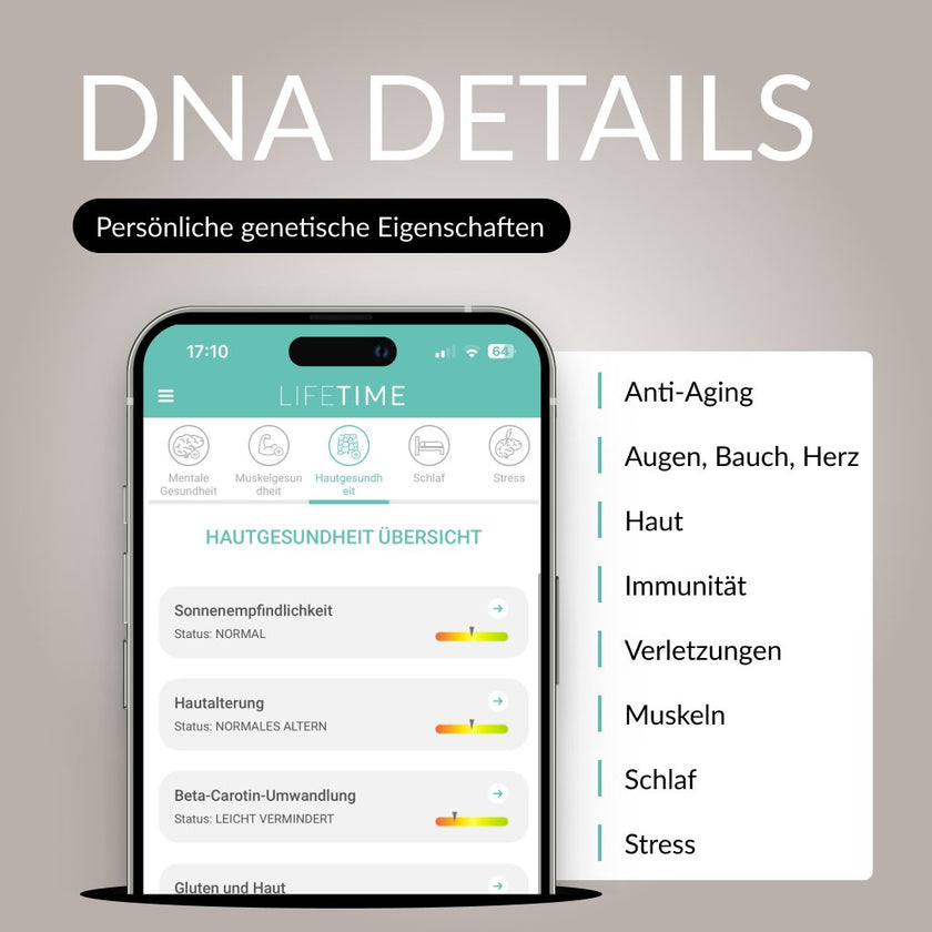 Biologisches Alter & DNA-Test | Epigenetik | Gesundheitstest